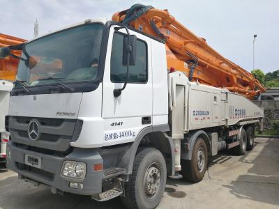 中国 振動幅 2.4mm ズームリオン 56m 中古 コンクリートポンプ 建設機械 販売のため