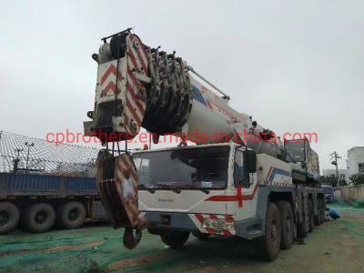 China 5 schacht gebruikte vrachtwagenkraan 220 ton voor maximaal hefgewicht 16t zware uitrusting Te koop