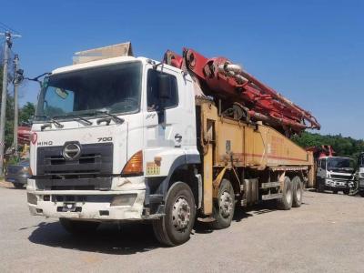 Chine Type de cylindre de pompe à béton prêt à mélanger de 49 mètres Structure et amplitude de vibration de 2,6 mm à vendre