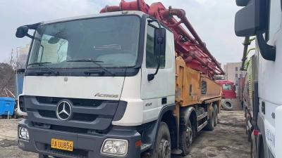 Cina Germania Pompa di calcestruzzo 56 metri Usata macchina da costruzione montata su camion a prezzi accessibili in vendita