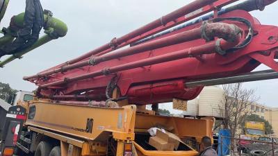 Cina Germania Pompa di calcestruzzo 56 metri Usata macchina da costruzione montata su camion a prezzi accessibili in vendita