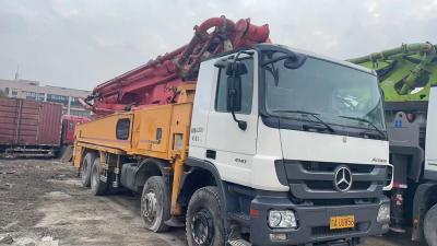 Cina Germania Pompa di calcestruzzo 56 metri Usata macchina da costruzione montata su camion a prezzi accessibili in vendita