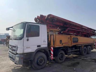 中国 レッドコンクリートブームポンプ プッツマイスター 56 メートル 大規模な建設プロジェクト用 中古 販売のため