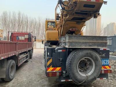 Cina 2018 Xg 90 tonnellate gru di sollevamento Terrian mobile gru camion arancione 4 pozzi per la costruzione in vendita