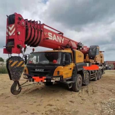 Chine Cinq bras Jib 2013 Grue mobile 100 tonnes Machines de construction utilisées Hane Tour pliante à vendre