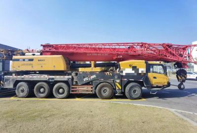 China Naverkoopservice 2017 Terrian mobiele kraan vrachtwagen 100 ton vrachtwagen kraan schacht nummer 4 Te koop