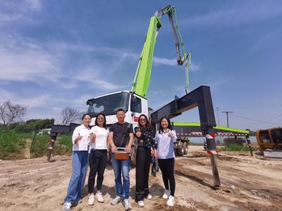 中国 ZLJ5410THB 52m トラック搭載 コンクリートブームポンプ 販売のため