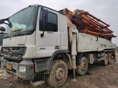 中国 中古ポンプ機械 構造 サイリンダー型 ズームリオン 52m コンクリートブームポンプ 販売のため