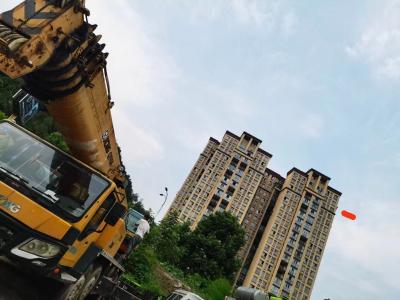 Cina 50 tonnellate di attrezzature pesanti gru mobili con 5 gru Jib e altezza massima di sollevamento 40m in vendita
