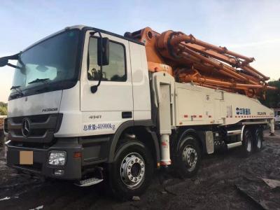 Hydraulisches Bearbeitungsprozess Zoomlion 52m Gebrauchtbeton-Lkw-Pumpe für hohe Produktivität