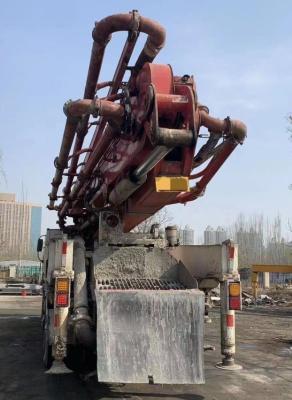 중국 진동폭 2.6mm 14150*2500*3950 콘크리트 펌프 Putzmeister 56m 벤츠 아크트로스 판매용