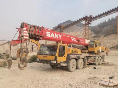 China 2011 Sy 75ton gebruikte vrachtwagen kraan mobiele kraan met vouwbare en ISO9001 certificering Te koop
