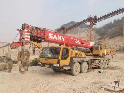 중국 Suny 트럭 크레인 75톤 용량 5 팔 크레인 지브와 ISO9001 인증 판매용