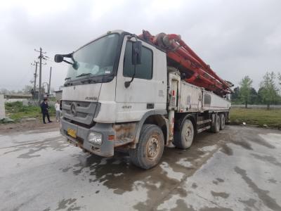 中国 プッツマイスター 56m コンクリートポンプ ベンツ アクトロス オレンジ 半乾燥 ショットコンクリート タイプ プロモーション 販売のため