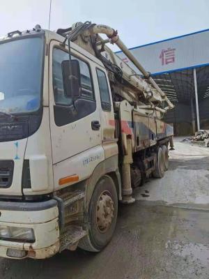 中国 ゾムリオン 型 円筒 構造 47m 中古 コンクリート ブームポンプ 機械 設備 トラック 販売のため