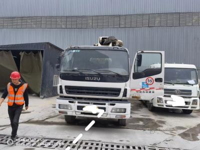 Λευκό Zoomlion 47m μεταχειρισμένο εξοπλισμό για σταθερή αντλία κινητή αντλία φορτηγού