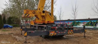 China 50t Euro 4 vrachtwagenkraan met ISO9001-certificering en maximaal hefgewicht 16t Te koop