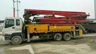 China Concrete Mixer Machine Pm 38 Meter Concrete Pump with 4 Boom Sections 265 Kw Engine Power for sale