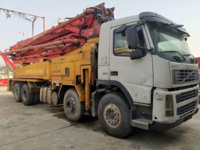 中国 42 メートル重型機器 液圧加工プロセスで使用されたコンクリートポンプ 赤 販売のため