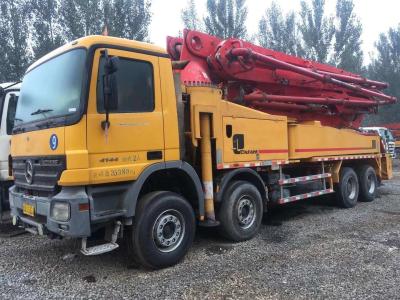 中国 Pm 46 メートル 半乾燥ショットコンクリート用ポンプトラック 12170*2500*3920 mm 寸法 販売のため