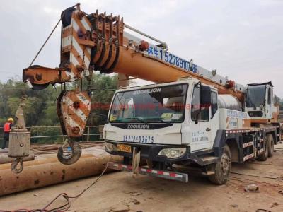 China Hydraulische mobiele kraan en after-sales service Wit 2014 Zoomlion 35t vrachtwagenkraan Te koop