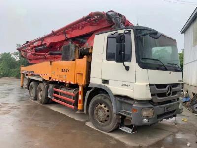 Chine Utilisé Machinerie de construction Sy Boom Pump Truck avec Max.Vertical Reach 46 Meter Rouge à vendre