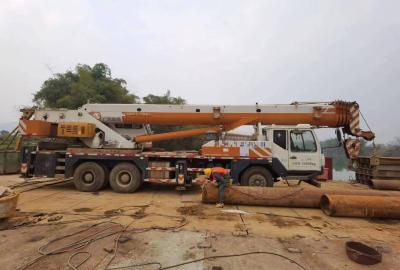 China Maximale hefhoogte 40m Gebruikte 35 ton 2014 Zoomlion mobiele kraan voor de bouw Te koop
