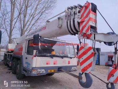 중국 사용 상태 70t 트럭 크레인 모든 지형 크레인 셰프트 번호 4 크레인 지브 5 팔 판매용