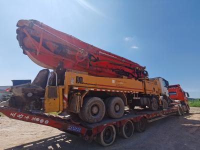 Cina 46m 56m Used Putzmeister Concrete Pump Truck con Amplitudine Vibratoria 2.6mm in Arancione in vendita