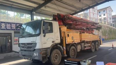 中国 販売後サービスを提供する トラック 搭載ポンプ プッツマイスター 46 メートル 中古ブームポンプ 販売のため