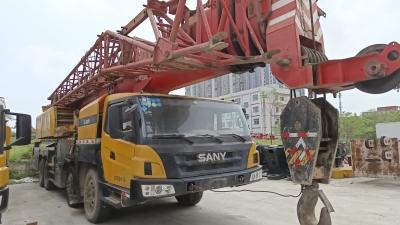 China 50ton Rood en Oranje Zoomlion Sy Truck-mounted Telescopic Crane met ISO9001-certificering Te koop