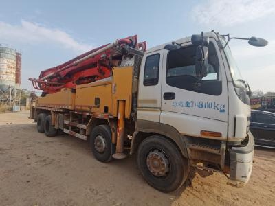中国 コンクリートブームポンプ プッツマイスター 46m トラック搭載ポンプ 148m3 / h 生産性 販売のため