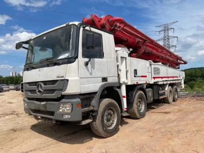 China Putzmeister 56 Meter auf Benz Betonpumpen für 51m Horizontale Reichweite Bau zu verkaufen