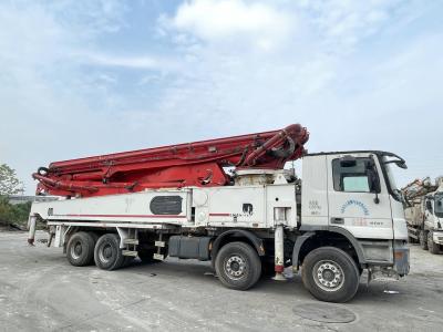 China 41000 kg Gesamtgewicht Gebrauchte Betonpumpe Lkw Hydraulische Betonpumpe Putzmeister zu verkaufen