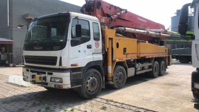 China Lieferung Gebrauchtes schweres Gerät Betonpumpenwagen Putzmeister Horizontale Reichweite 35 zu verkaufen