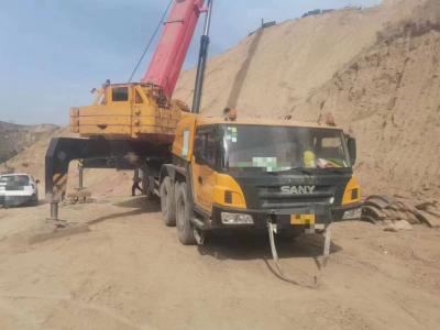 중국 100t 모든 지형 이동 트럭 크레인 Stc 1000A 100 톤 사용 크레인 6 지브 샤프트 판매용