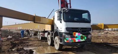 Η υδραυλική επεξεργασία 2019 Sy 56m αντλία σκυροδέματος σε Benz Truck αντλία σκυροδέματος