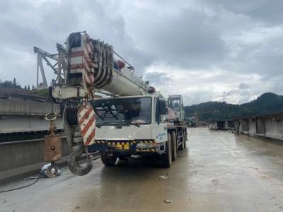 중국 2012 Zoomlion 80T 트럭 크레인 5 팔 크레인 지브를 가진 모바일 크레인 리프팅 장비 판매용