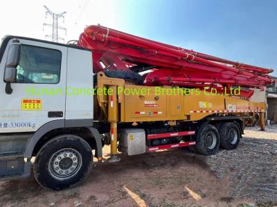 Китай 2019 Sy 49 метров использованный бетонный насосный грузовик 5 бумных секций для строительных проектов продается