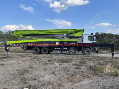 China Green Refurbished Zoomlion Concrete Mixer Machine 56 Meter Used Concrete Pump Truck for sale