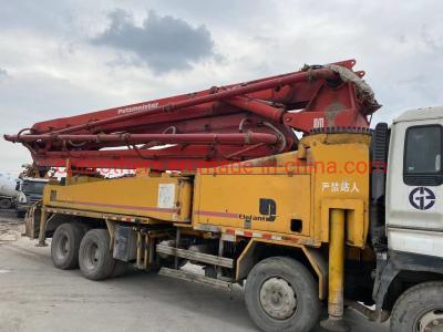 China 11620*2490*3950 mm Gebrauchtes Putzmeister 42 Meter Betonpumpen mit 140 M3/h Leistung zu verkaufen