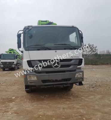 China 47 m Gebrauchtbetonpumpen mit halbtrocknen Schieberegeln und Vibrationsbreite von 2,6 mm zu verkaufen