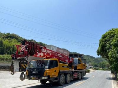 중국 2013 Sy 최대 들어올림 높이 40m 건설 회사용 오렌지색과 빨간색 크레인 판매용