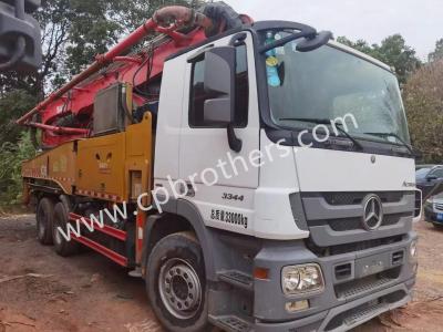 China Fütterungshöhe 1540 Gebrauchtbeton-Boom-Pumpe 49m für Send Hand-Construction Machine 2019 zu verkaufen
