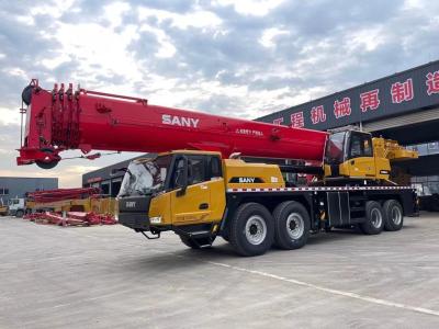 중국 75 톤 트럭 에 장착 된 망원경 크레인 판매용