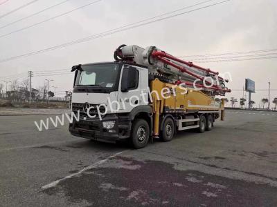 Китай Белый HB56K-7X 2021 Xg 62m Использованный бетонный насос для строительства в белом продается
