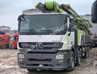 China 2019 Zoomlion 63m Gebruikte Betonpomp Truck Mercedes Benz met ZLJ54400THBBE Cylinder Type Te koop