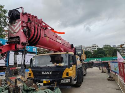 중국 80톤의 접이용 트럭에 장착된 망원경 크레인 판매용