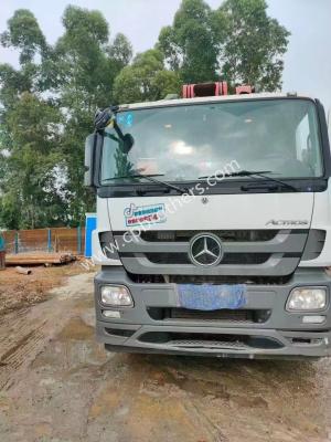 China 2020 Gebruikte 56m vrachtwagen gemonteerde betonnen boompompomp voor rood halfdroog schotbeton en materialen Te koop