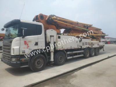 Cina Pompa a scarico di calcestruzzo semi-seco tipo Zoomlion 64m per costruzioni di ingegneria in vendita